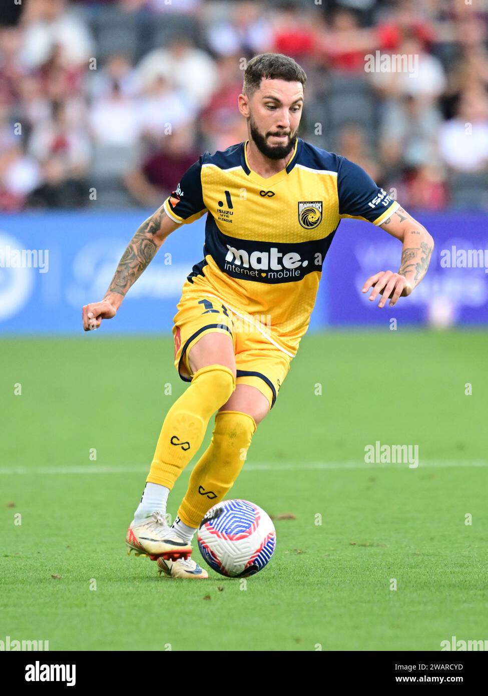 Parramatta, Australia. 06th Jan, 2024. Storm James Roux of the Central ...