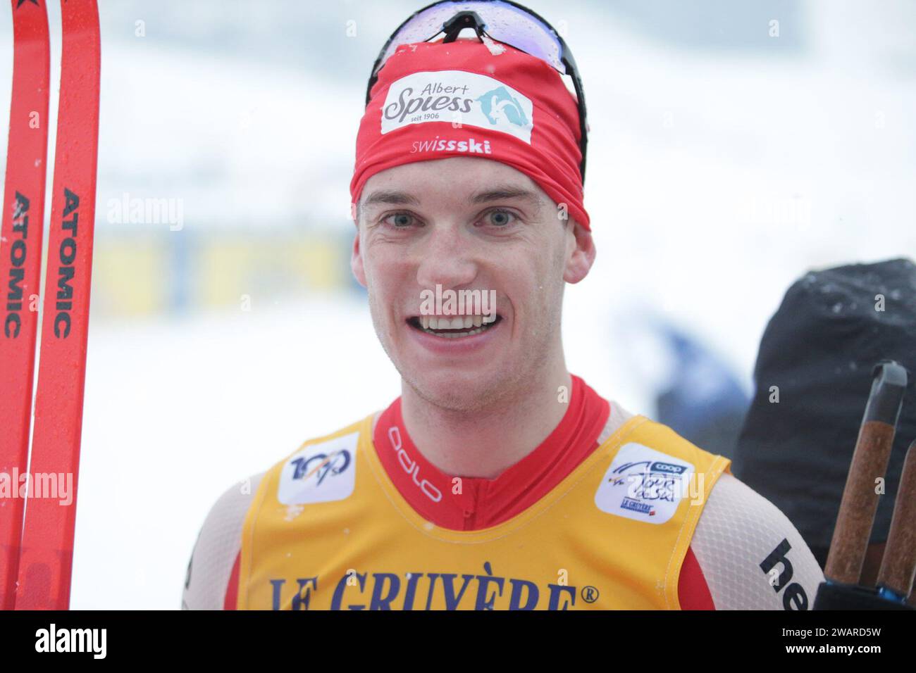 Lago Di Tesero, Italy. 06th Jan, 2024. © Pierre Teyssot/MAXPPP ; Cross ...