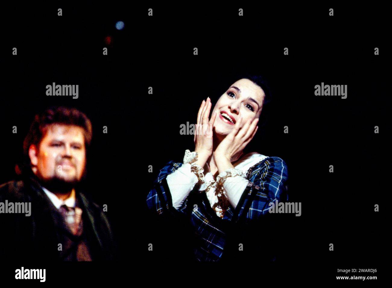 Johan Botha (Rodolfo), Angela Gheorghiu (Mimi) in LA BOHEME at The ...