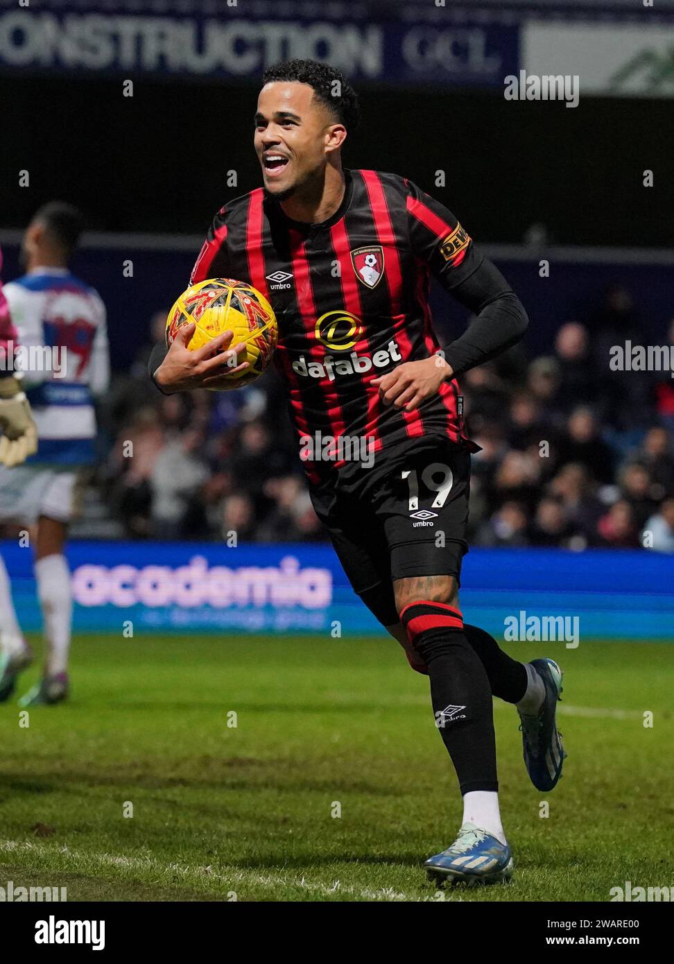 Bournemouth's Justin Kluivert celebrates scoring his sides third goal ...