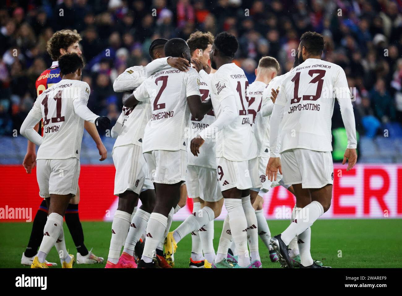 06 January 2024, Switzerland, Basel: Soccer: Test matches, FC Basel ...