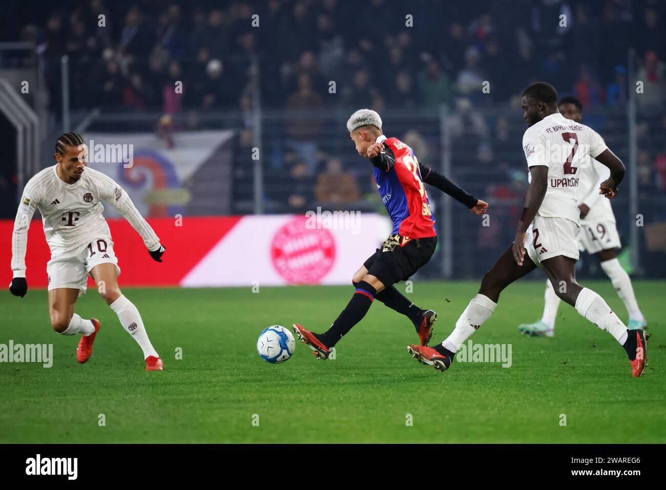 06 January 2024, Switzerland, Basel: Soccer: Test matches, FC Basel ...