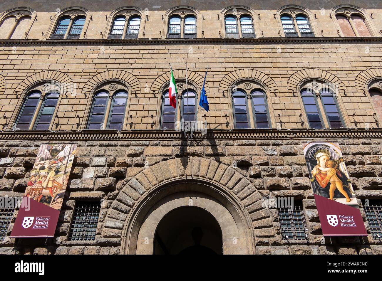 Palazzo Medici Riccardi Facade Medici Riccardi Facade Hi Res Stock