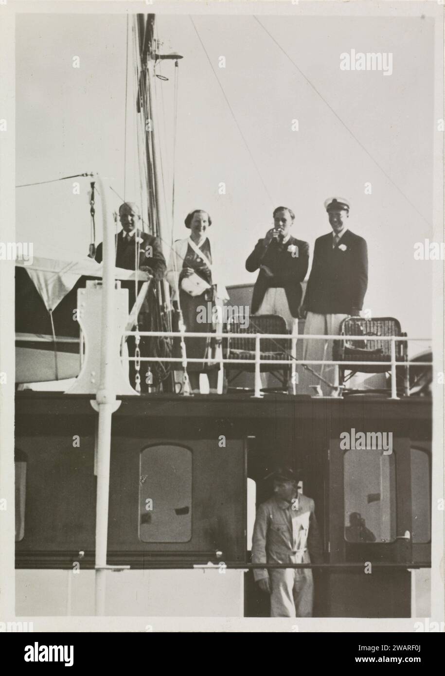 Visit by Juliana, Queen of the Netherlands, and Bernhard van Lippe ...