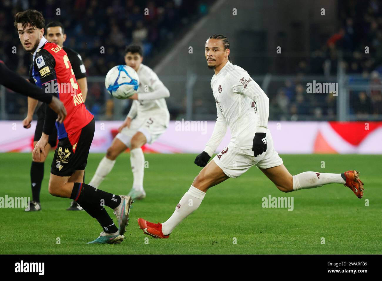 06 January 2024, Switzerland, Basel: Soccer: Test matches, FC Basel ...
