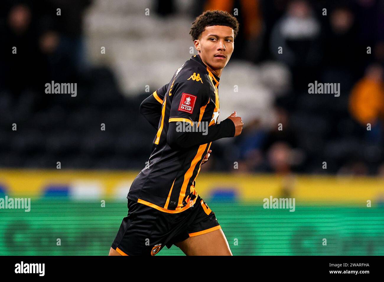 Tyrell Sellars-Fleming of Hull City during the Emirates FA Cup Third ...