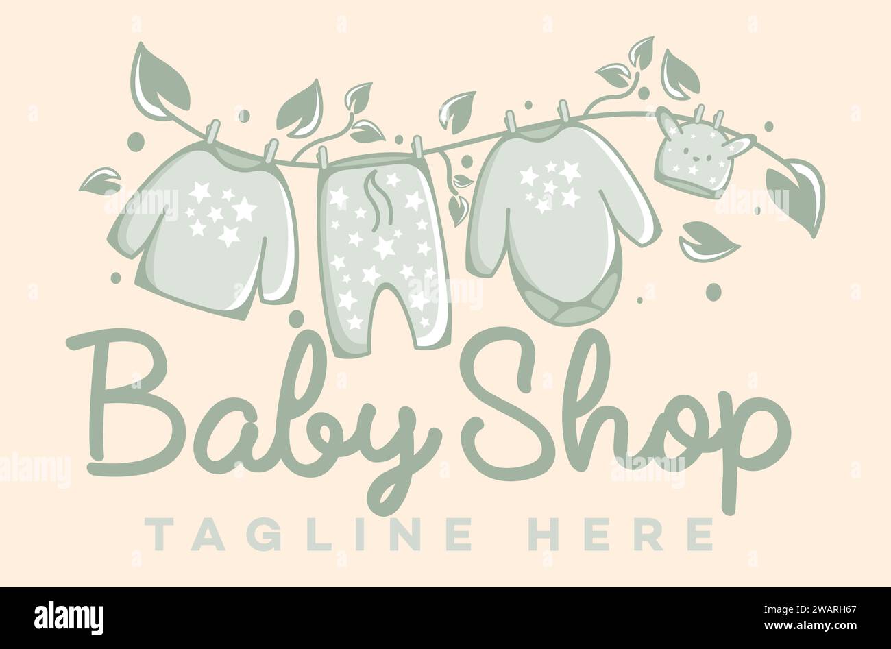 Modern baby shop logo. Vector illustration Stock Vector Image & Art - Alamy
