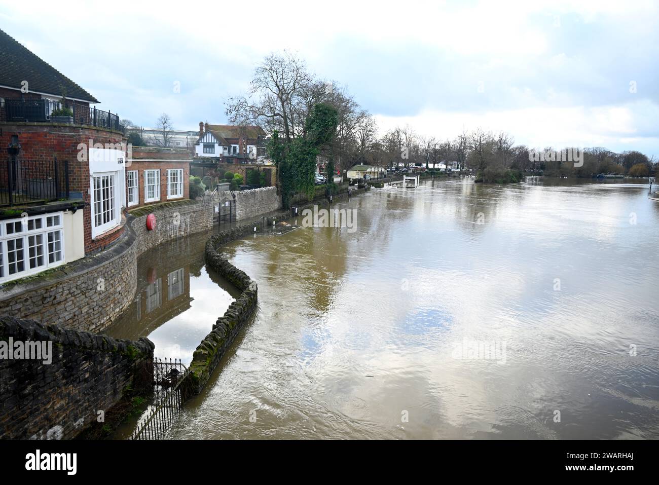 A flood warning has been issued. Property flooding is expected. River ...