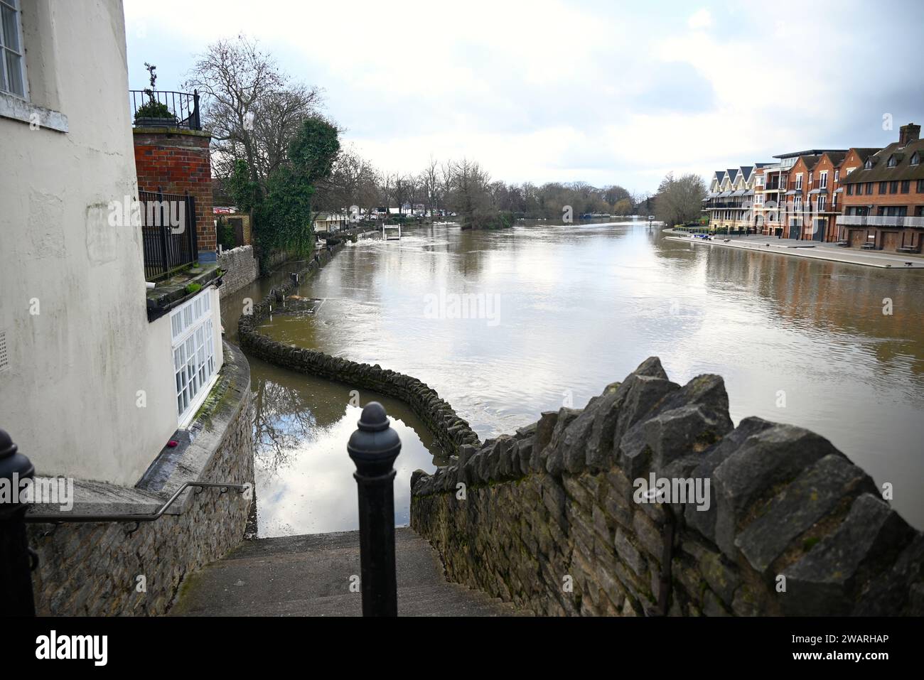 A flood warning has been issued. Property flooding is expected. River ...