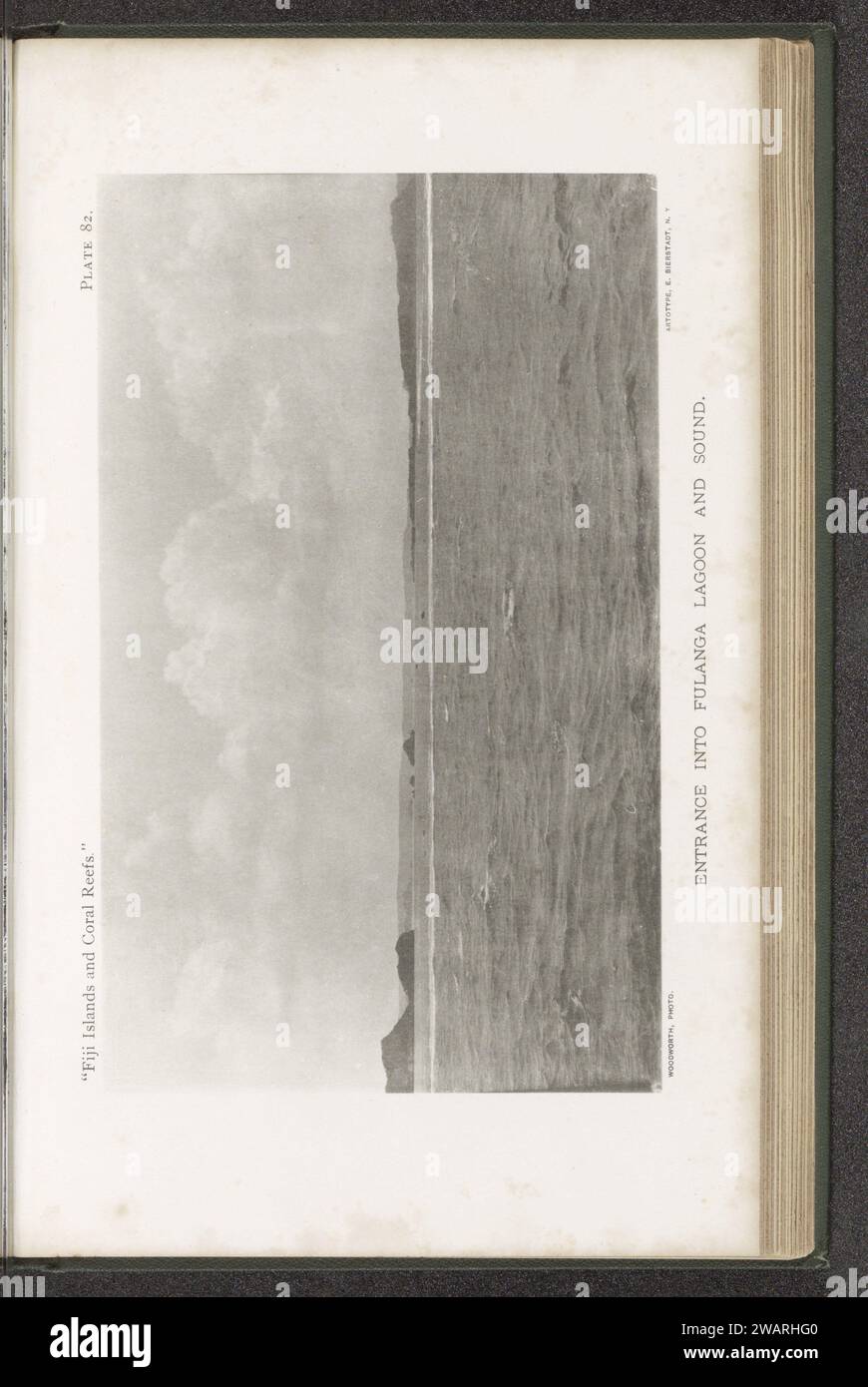 View of a lagoon at Fulaga, c. 1885 - in or before 1899 photomechanical ...
