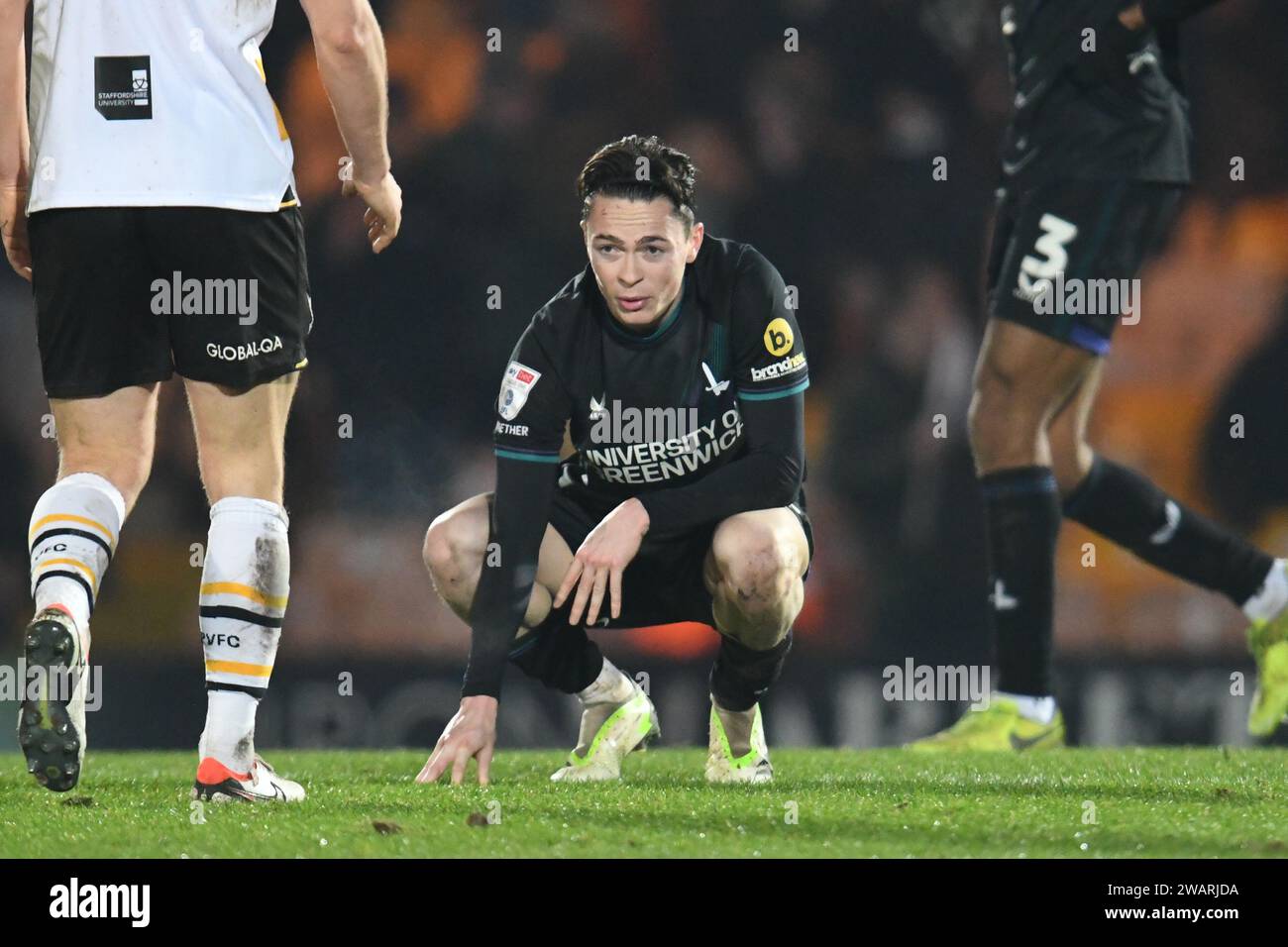Stoke-on-Trent, England. 6th Jan 2024. Louie Watson of Charlton ...
