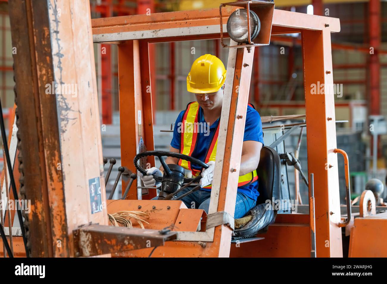 Professional men engineer worker skills quality, maintenance, training ...