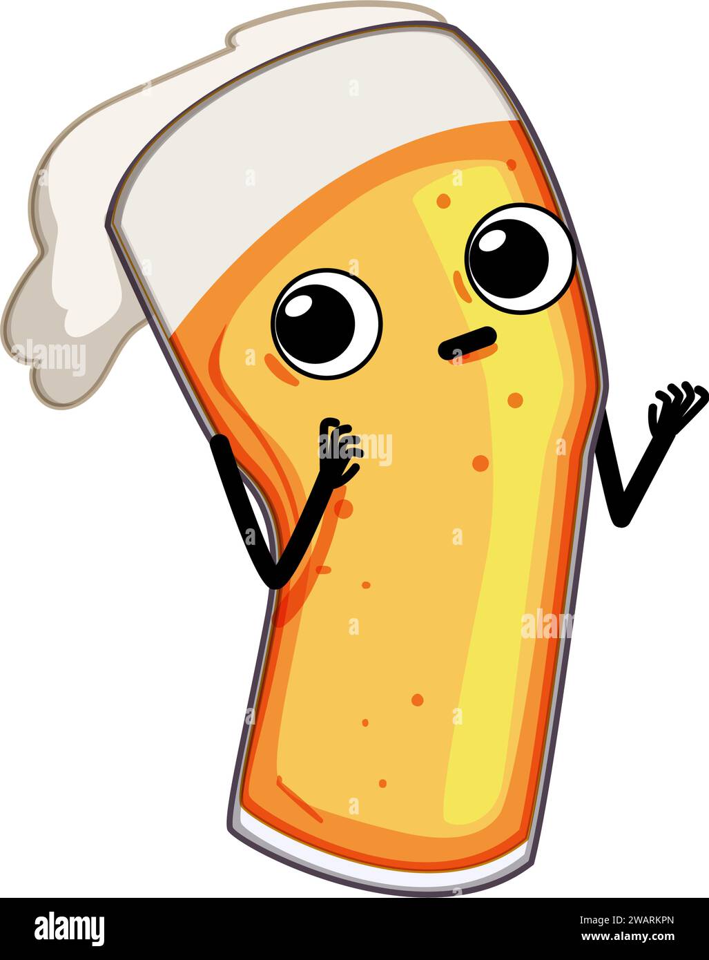 bar beer mug character cartoon vector illustration Stock Vector Image ...