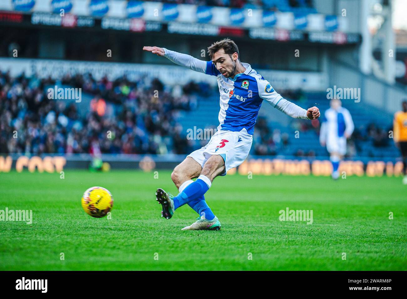 Blackburn on Saturday 6th January 2024. Blackburn Rover's Harry ...