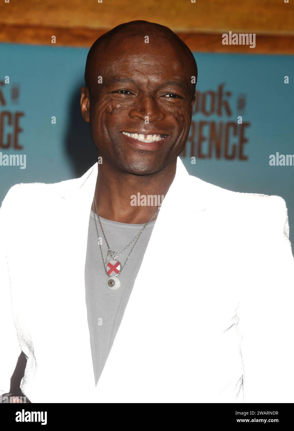 LOS ANGELES, CALIFORNIA - JANUARY 05: Seal attends the Los Angeles ...