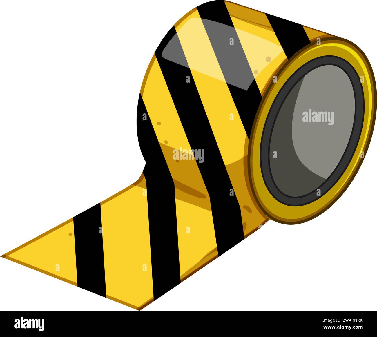 stripe danger tape cartoon vector illustration Stock Vector Image & Art ...