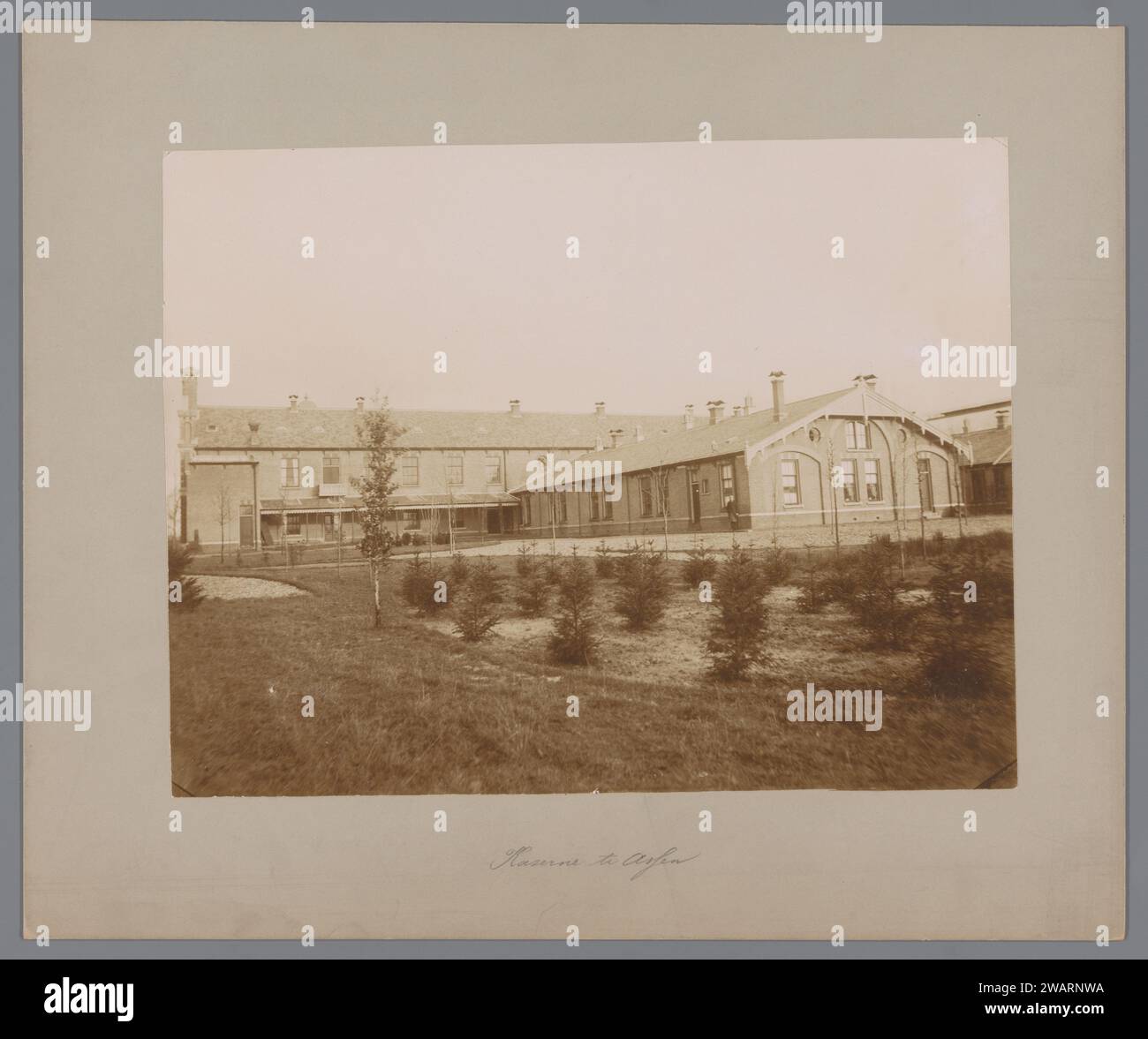 Buildings of the Johan Willem Frisokazerne in Assen, Anonymous, 1892 ...