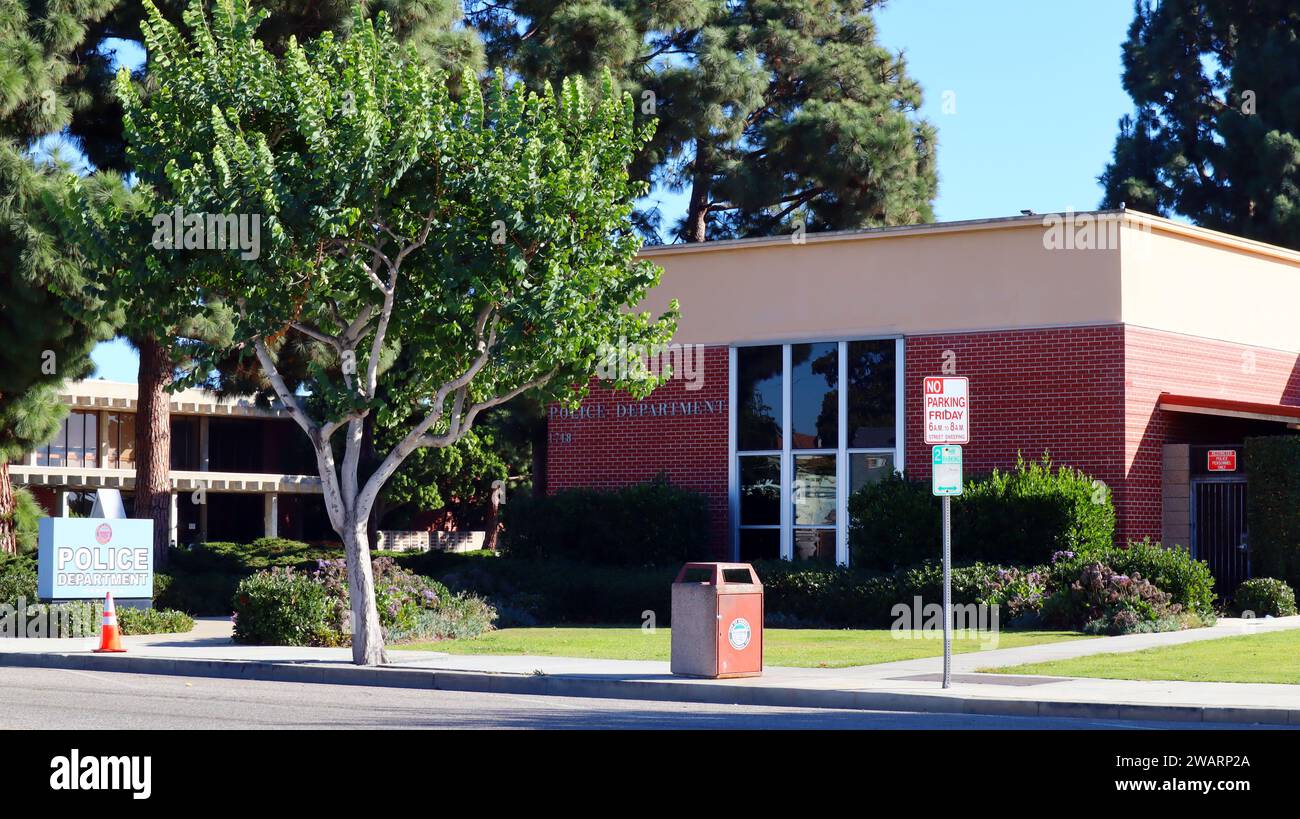 Gardena, California: City of Gardena Police Department Station at 1718 ...