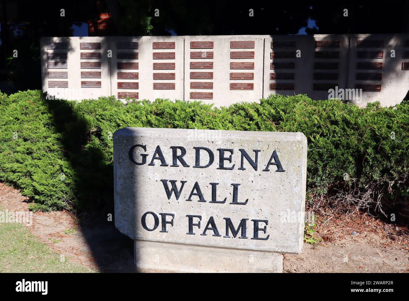 Gardena, California: City of Gardena Wall of Fame at Gardena City Hall ...