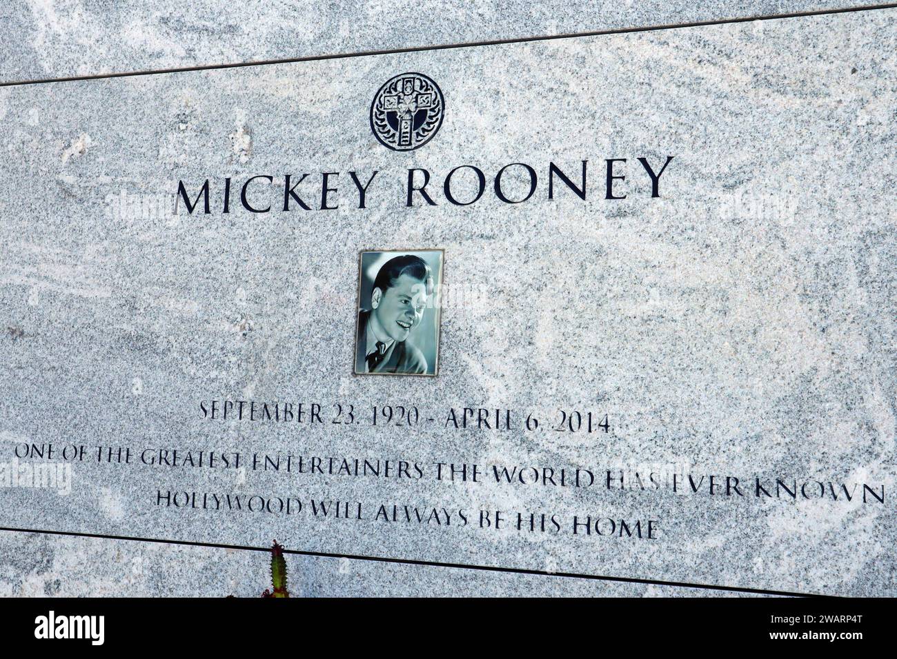Los Angeles, California: MICKEY ROONEY grave at Hollywood Forever ...