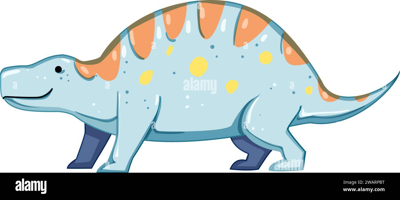 tyrannosaurus dinosaur character cartoon vector illustration Stock ...