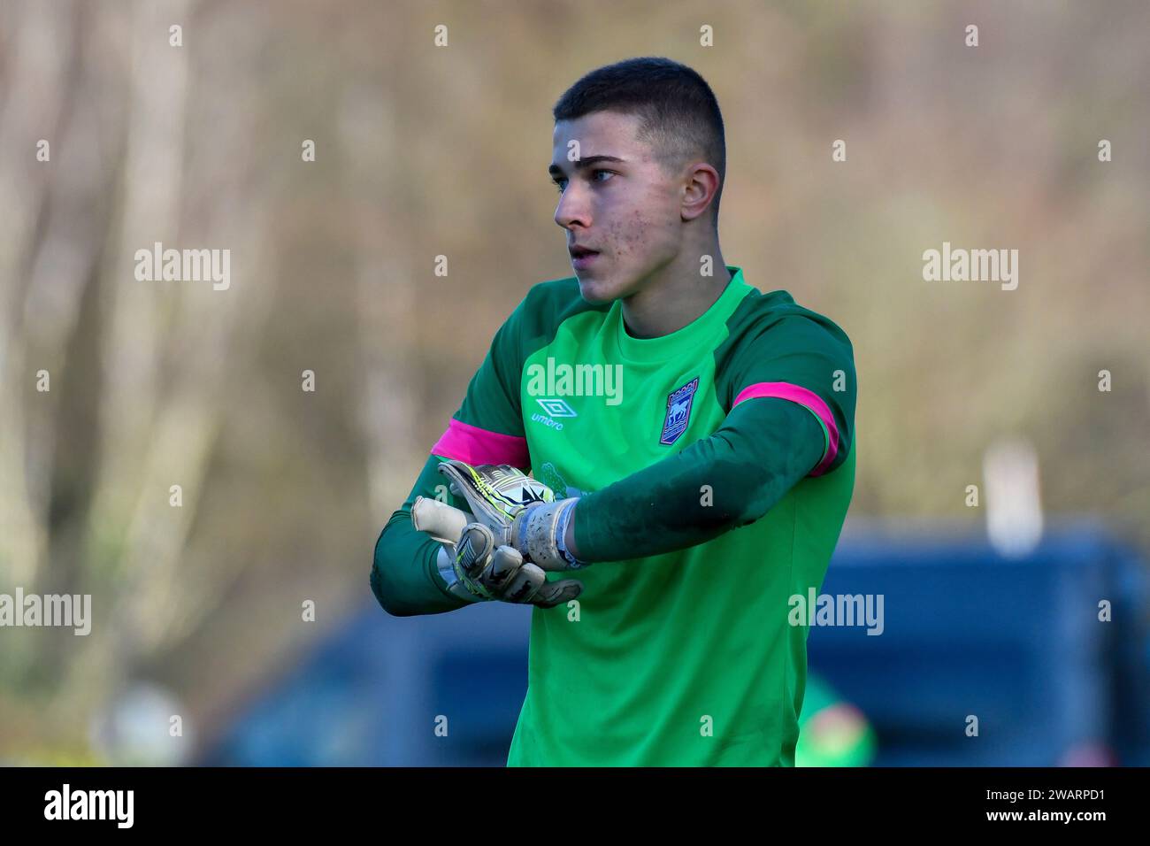 Landore, Swansea, Wales. 6 January 2024. Goalkeeper Alan Fleischer of ...