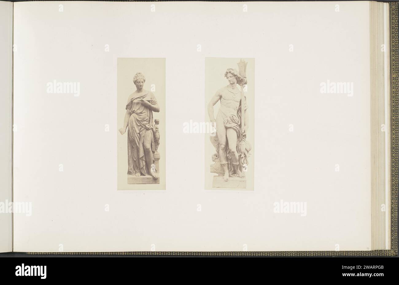 GIPS models for sculptures on the Palais du Louvre: left "La sculpture ...