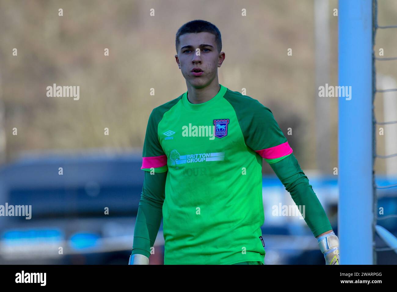 Landore, Swansea, Wales. 6 January 2024. Goalkeeper Alan Fleischer of ...
