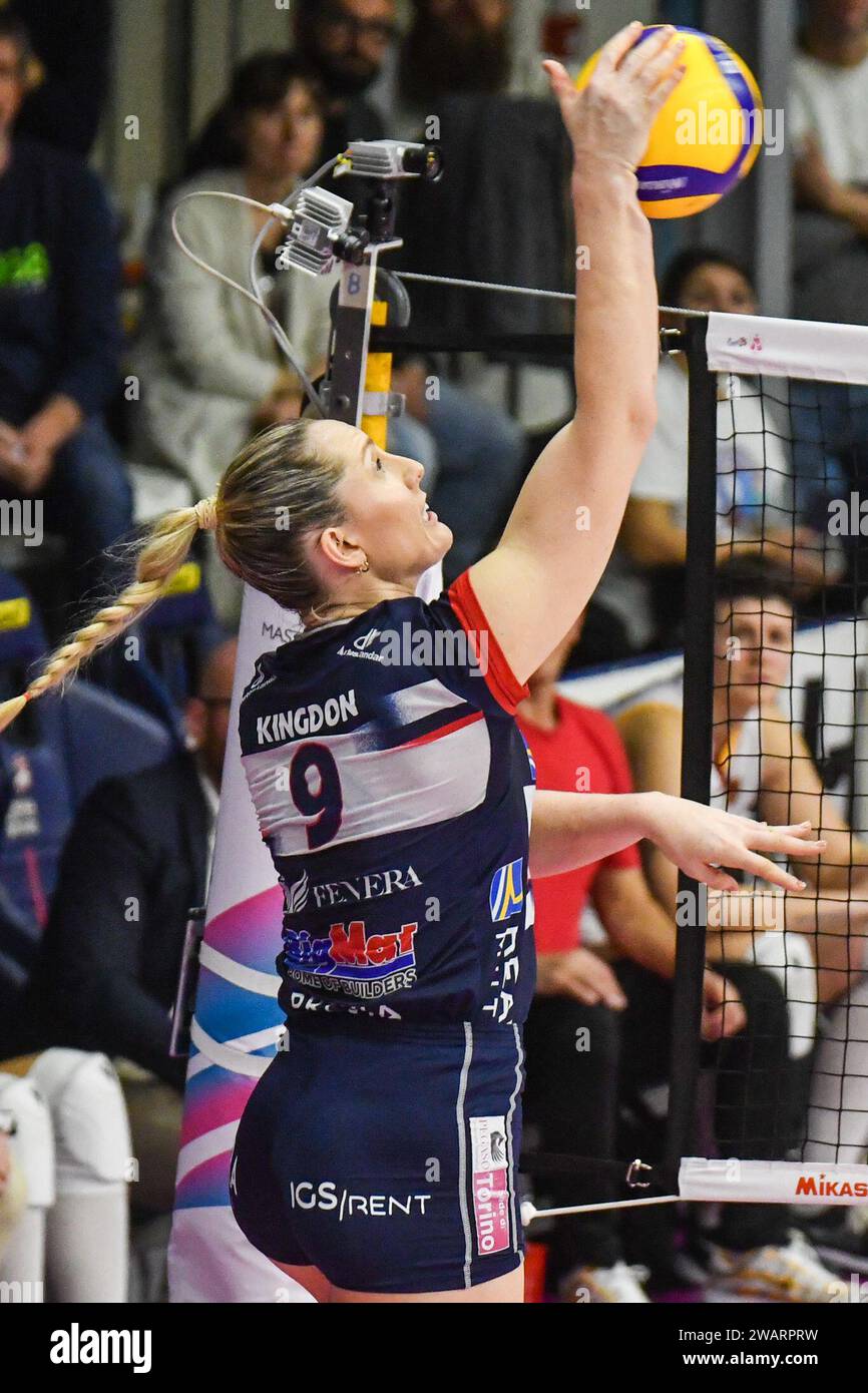 Chieri, Italy. 06th Jan, 2024. Madison Kingdon of Chieri '76 in action ...