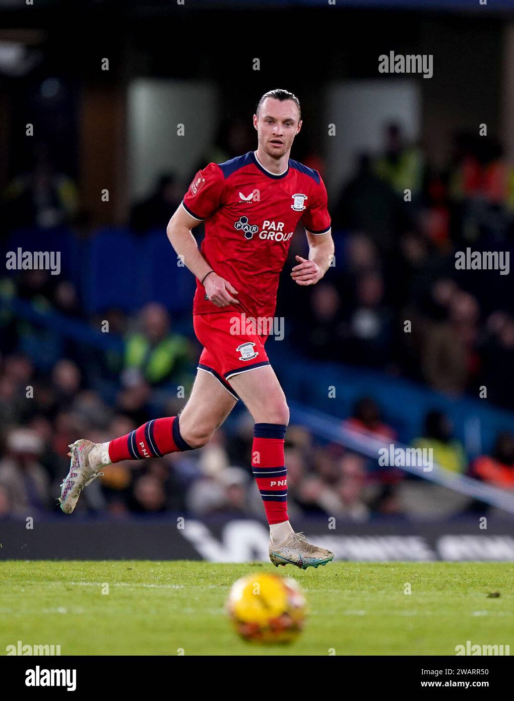 Preston North End's Will Keane during the Emirates FA Cup Third Round ...