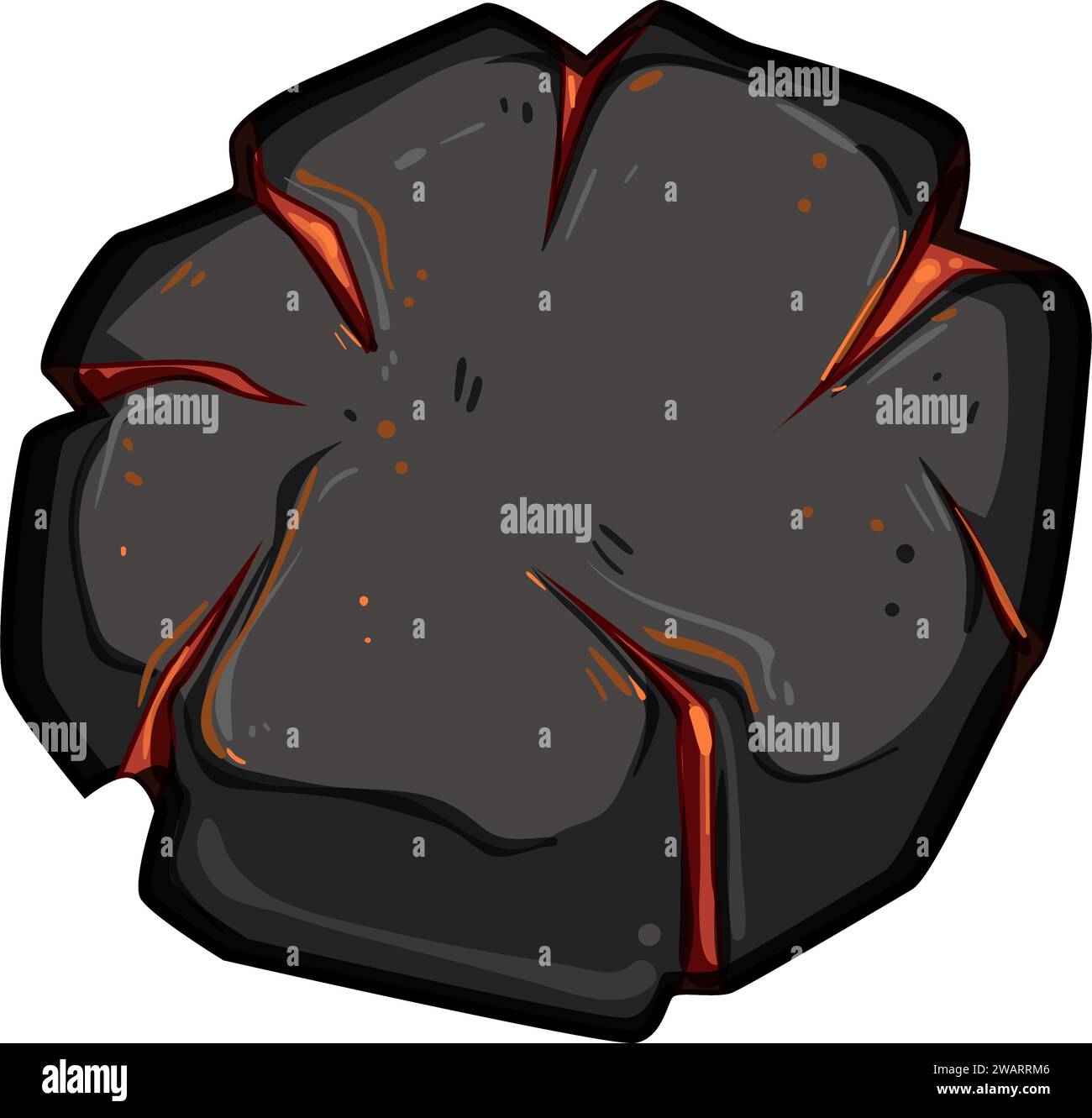 light fire ball cartoon vector illustration Stock Vector Image & Art ...