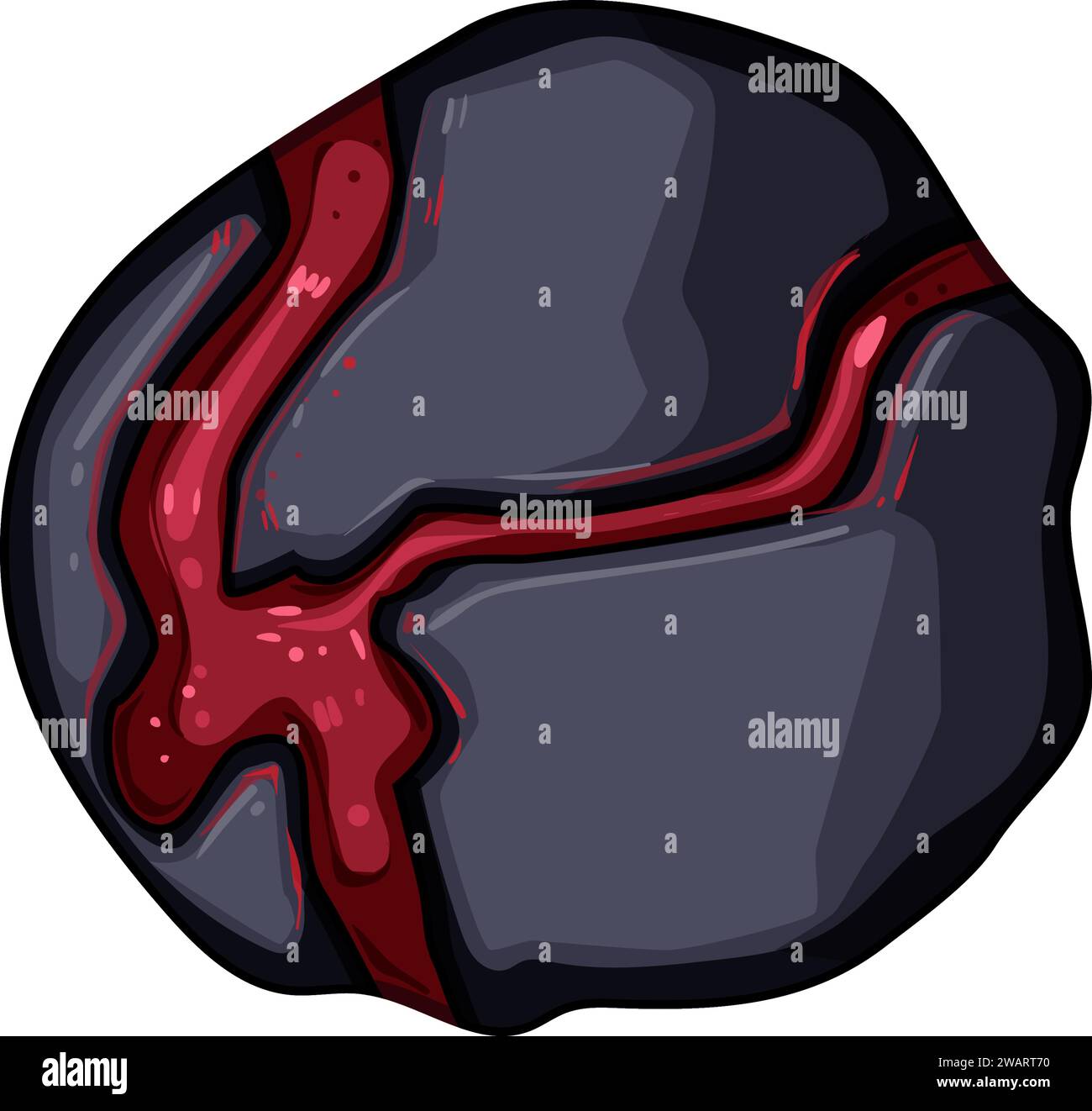 power fire ball cartoon vector illustration Stock Vector Image & Art ...