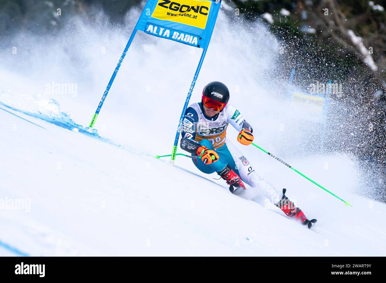 Alta Badia, Italy 17 December 2023. KATO Seigo (JPN) competing in the ...