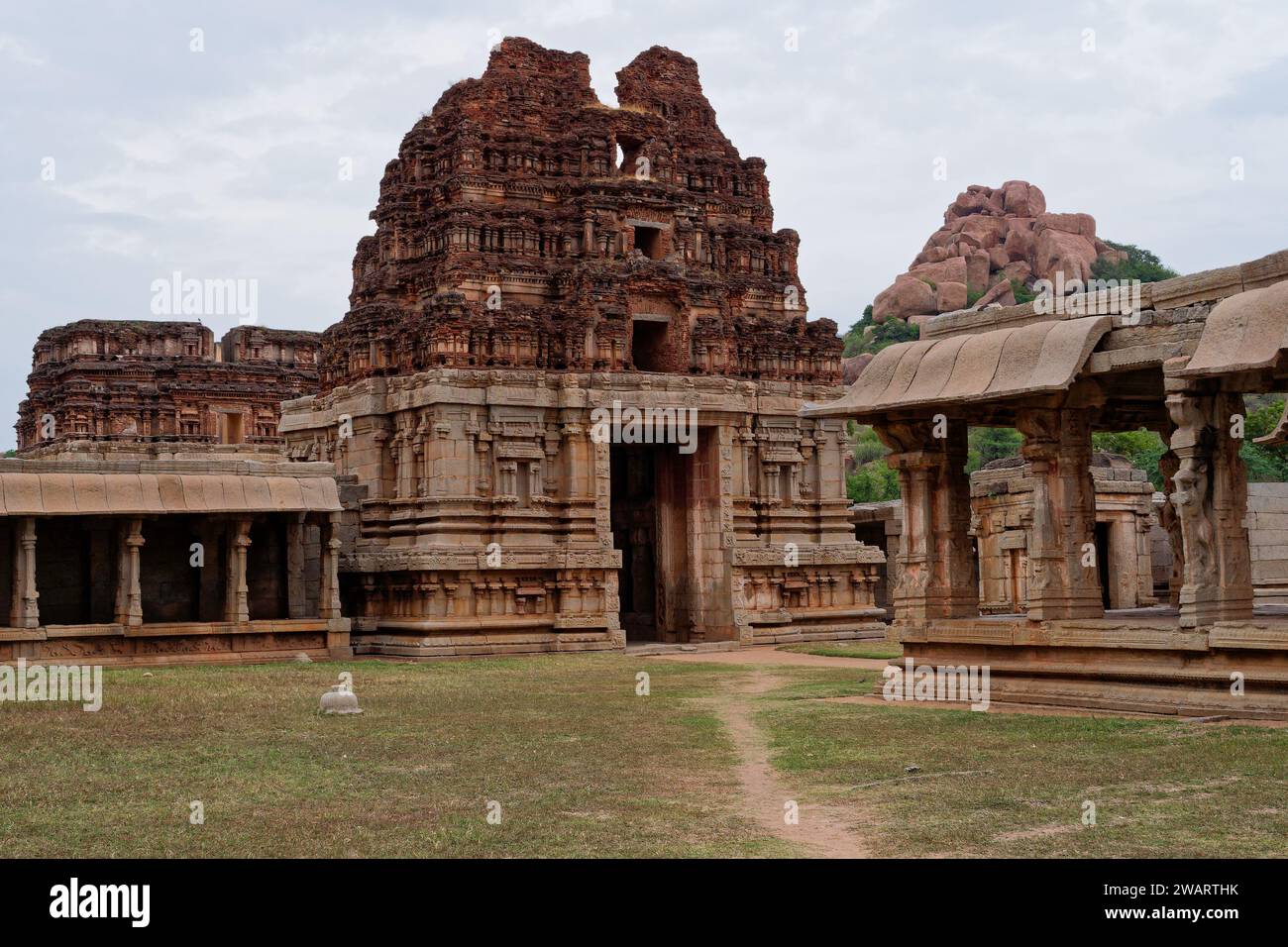 Achyuta Raya Temple, Hampi Stock Photo - Alamy