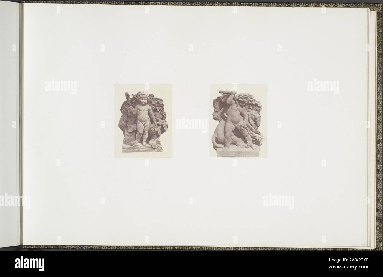 GIPS models for sculptures on the Palais du Louvre: left "La Vendange ...