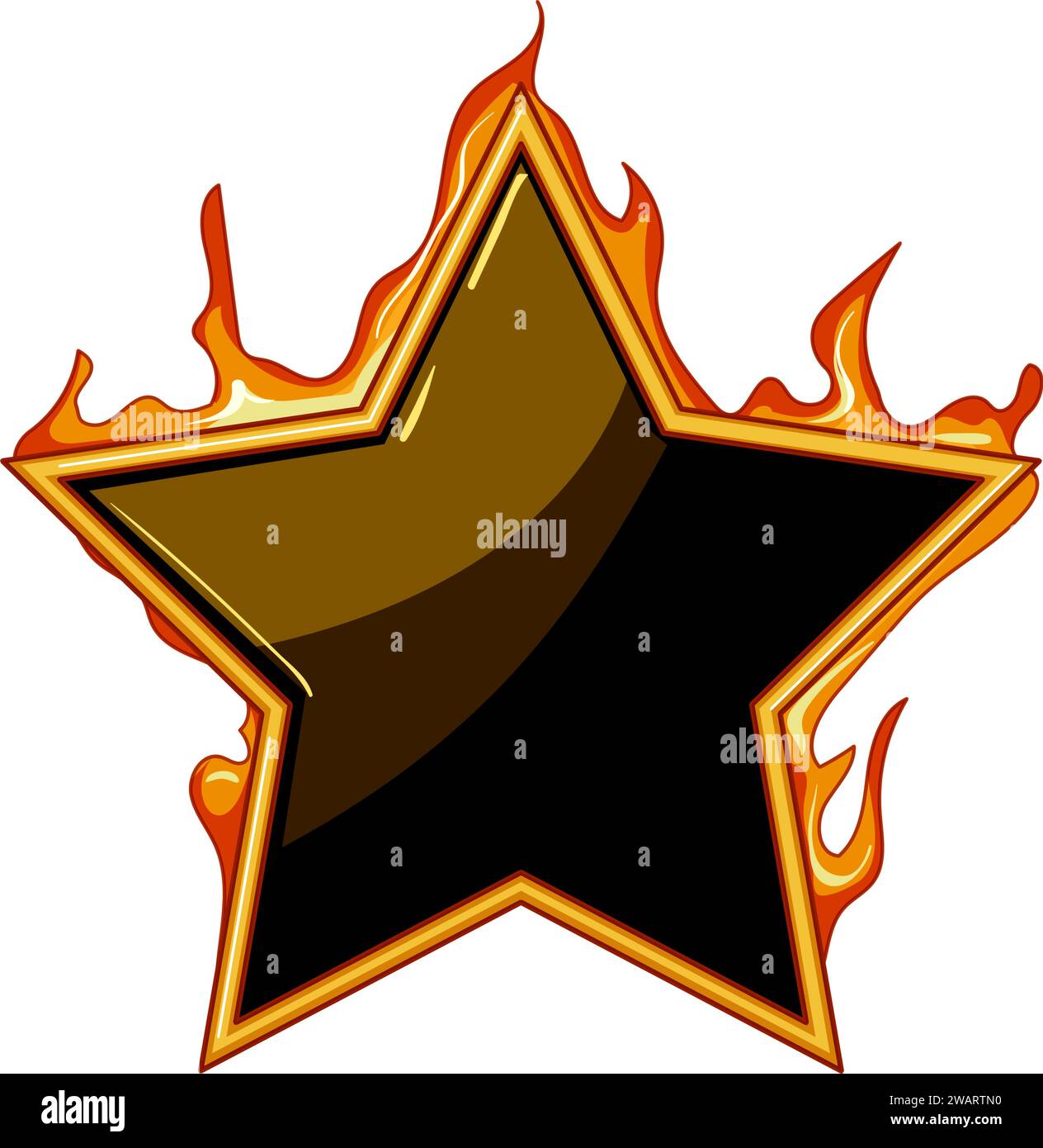 kit fire game button cartoon vector illustration Stock Vector Image ...