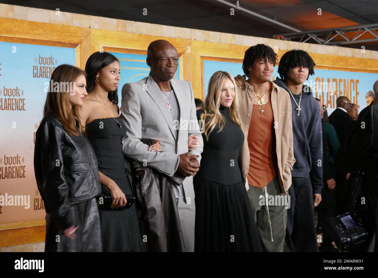 Los Angeles, California, USA 5th January 2024 Singer Seal and family ...