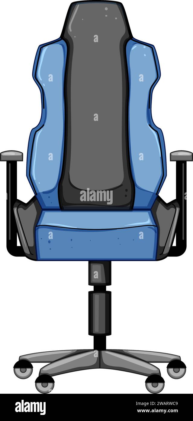 video game chair cartoon vector illustration Stock Vector Image & Art ...