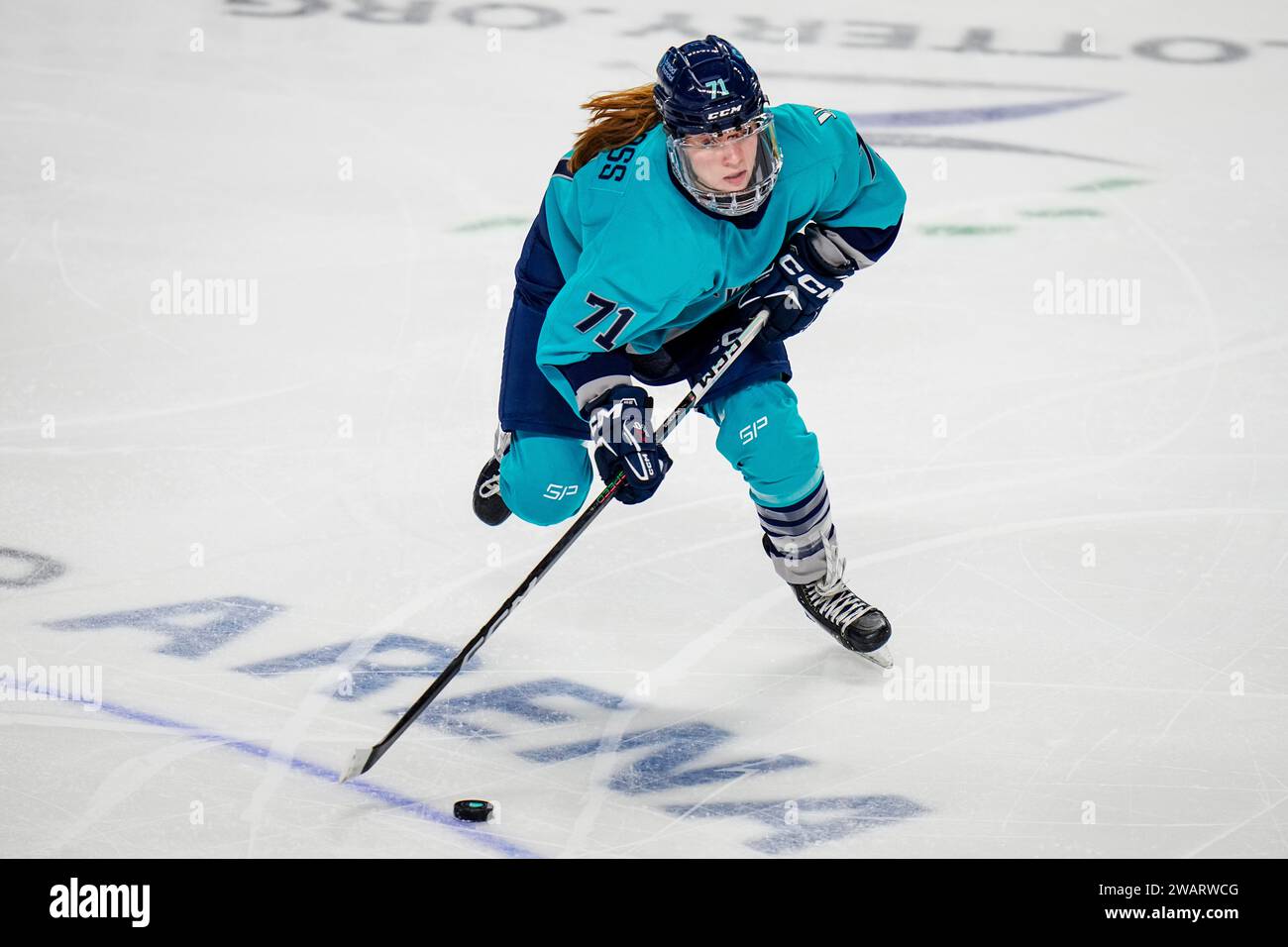 Bridgeport, CT, USA. 5th Jan, 2024. New York forward Savannah Norcross ...