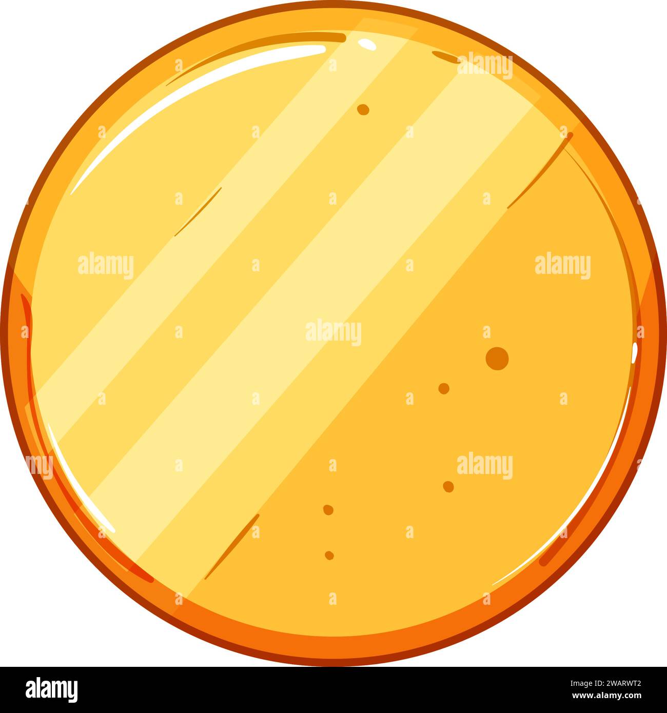 border gold game button cartoon vector illustration Stock Vector Image ...