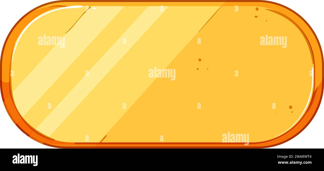 level gold game button cartoon vector illustration Stock Vector Image ...