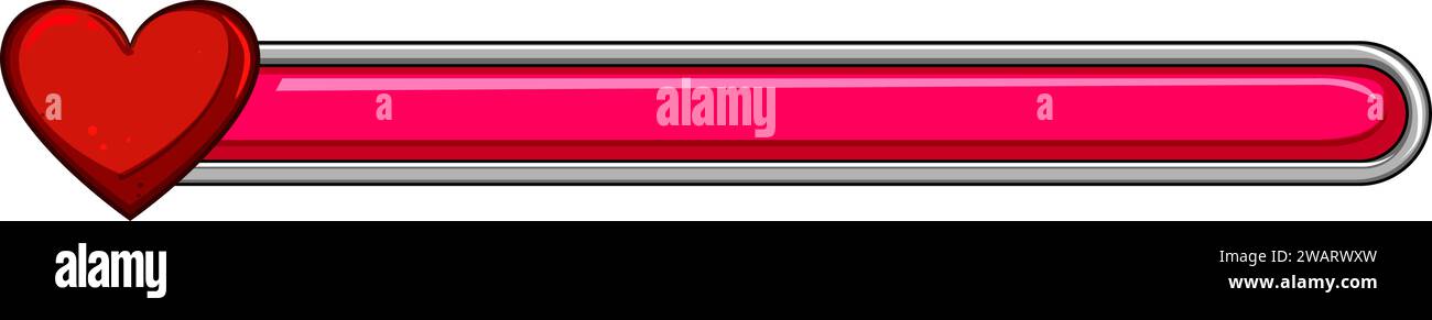 level health bar cartoon vector illustration Stock Vector Image & Art ...