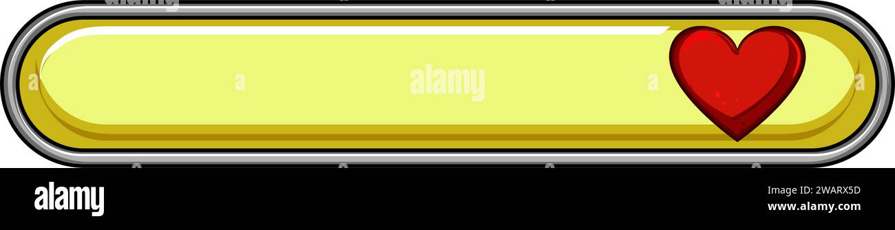 ui health bar cartoon vector illustration Stock Vector Image & Art - Alamy