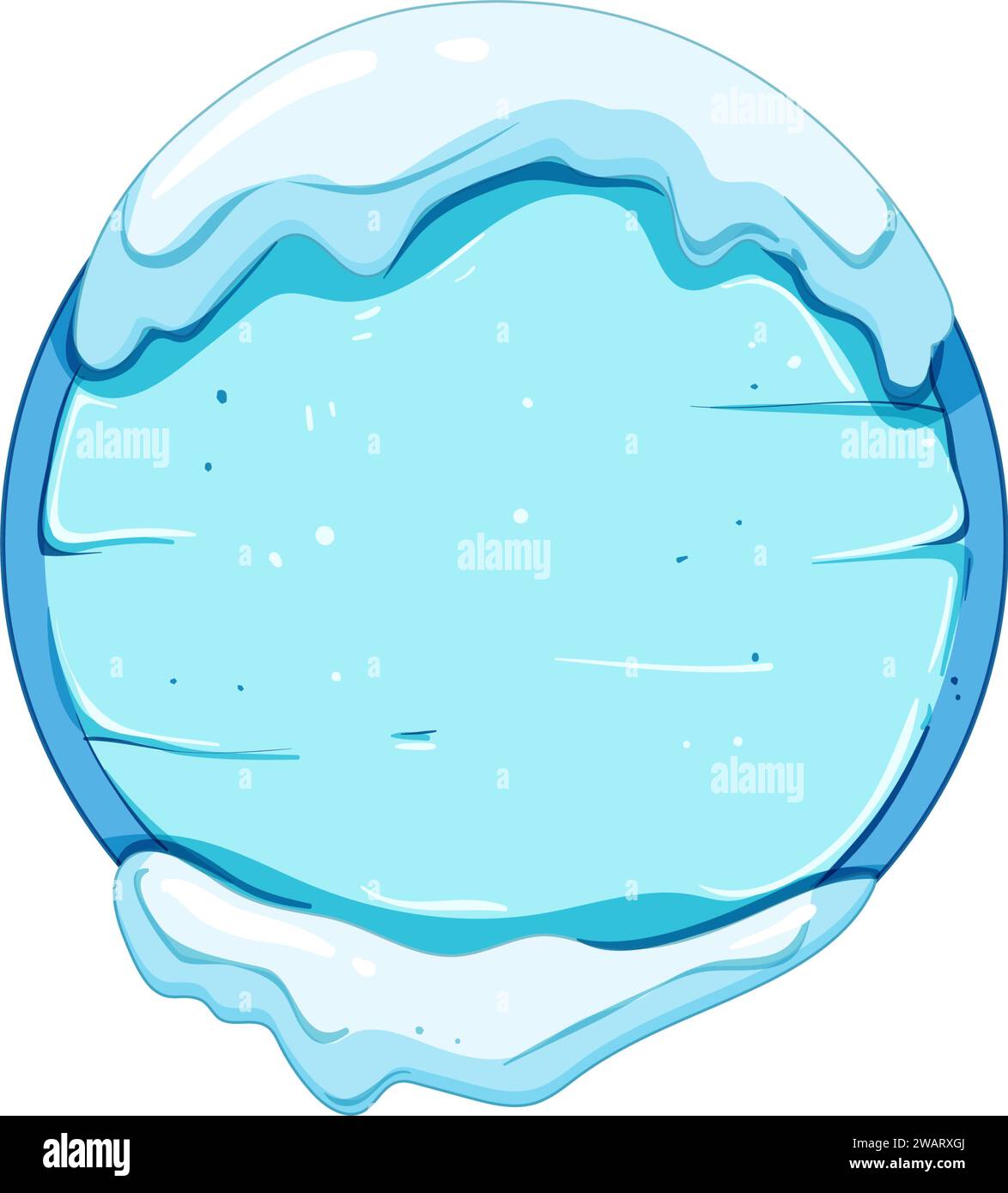 gold ice game button cartoon vector illustration Stock Vector Image ...