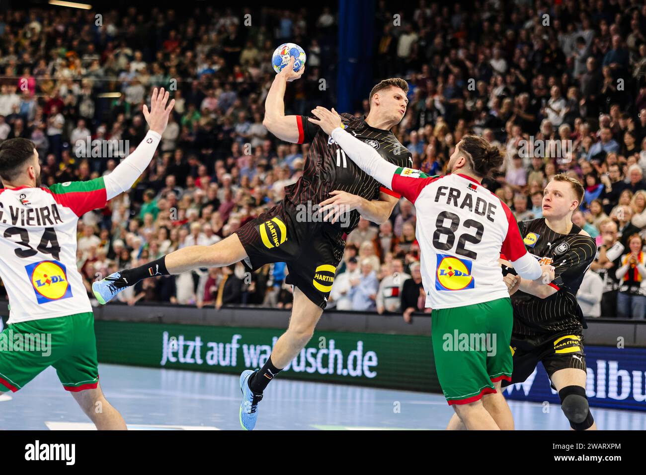 Kiel, Germany. 06th Jan, 2024. Handball: International match, Germany ...