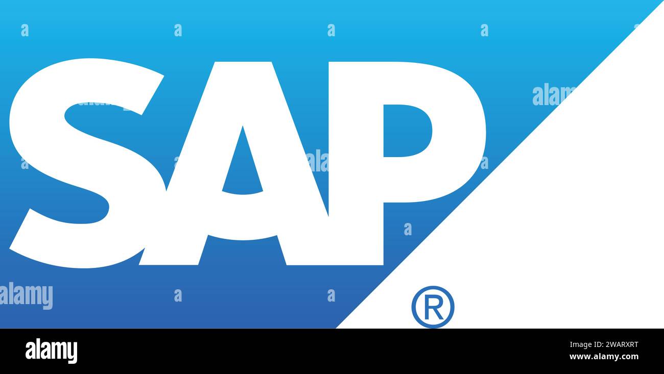 SAP logo in Vector | SAP Systemanalyse und Programmentwicklung Stock ...