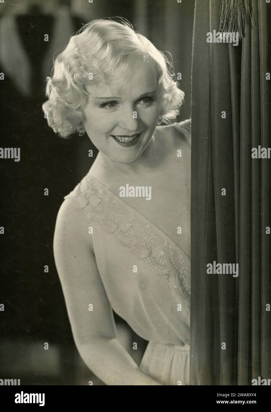 Danish actress in a movie scene, Denmark 1920s Stock Photo - Alamy