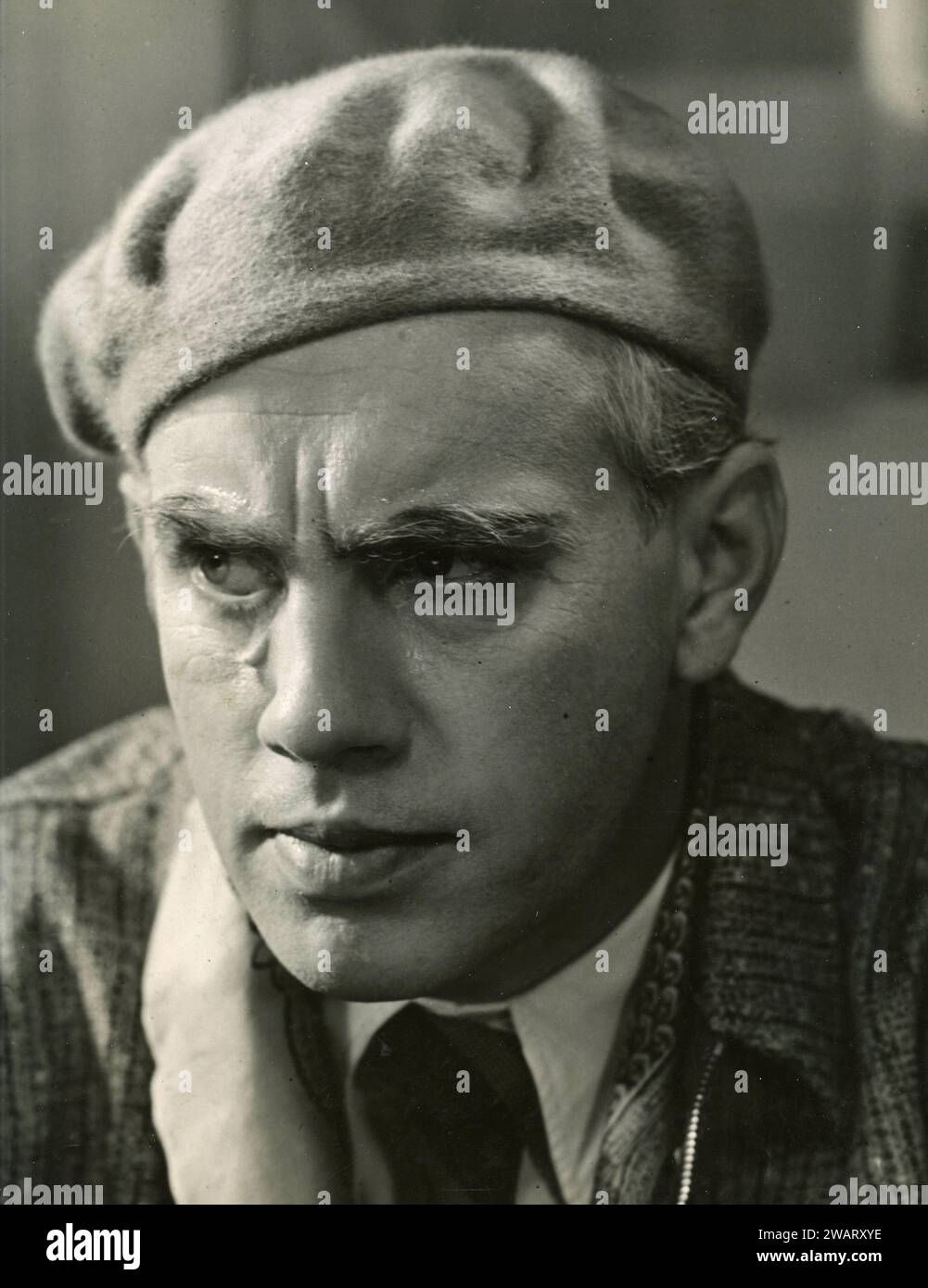 Danish actor Peter Malberg, Denmark 1950s Stock Photo - Alamy