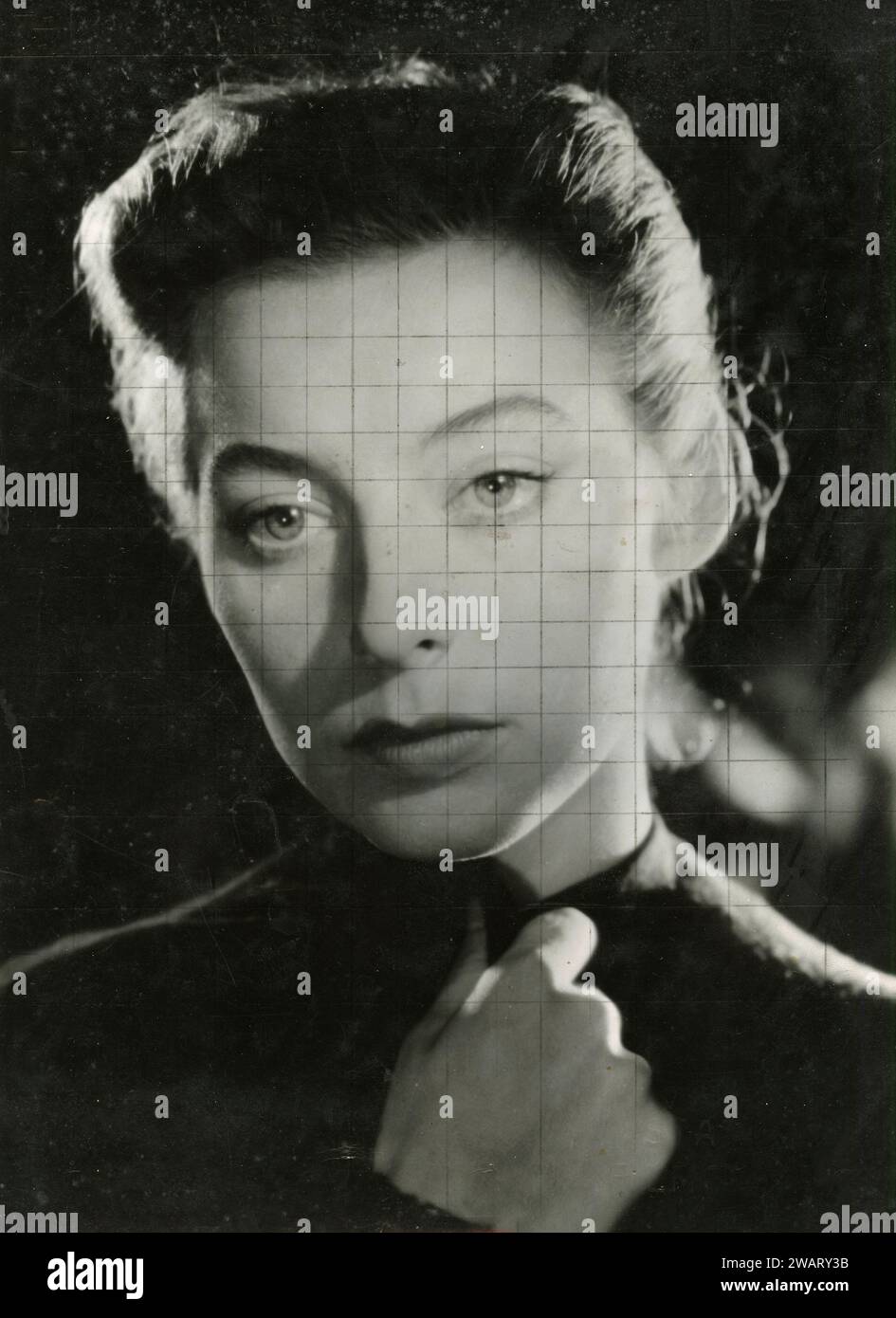 Danish actress in a movie scene, Denmark 1940s Stock Photo - Alamy