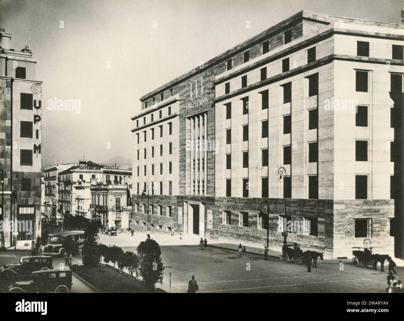 The new Police Headquarters building, Naples, Italy 1938 Stock Photo ...